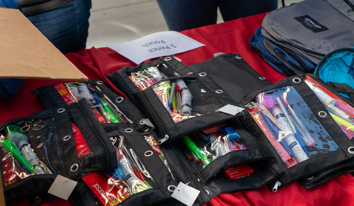 Chapman Staff Stuffs Backpacks for Local Students, Community Resource ...