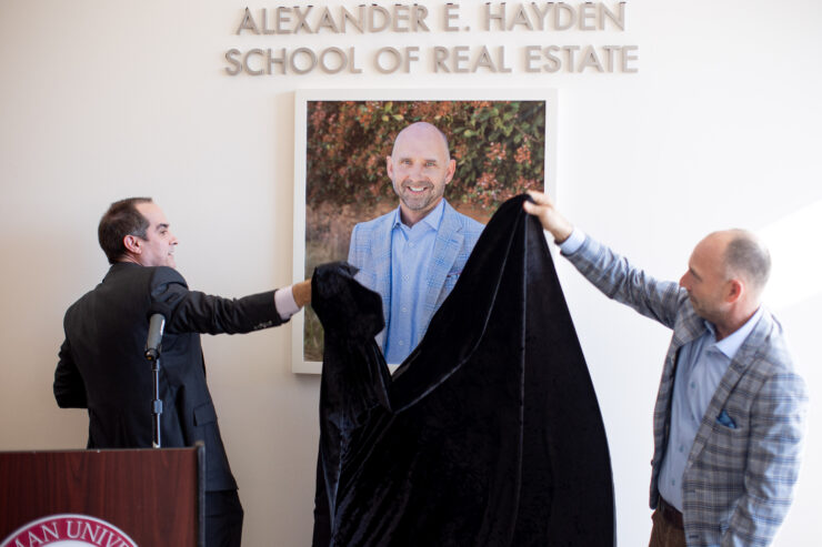 Dedication Ceremony Honors Alumnus Alex Hayden ’95 in Recognition of ...
